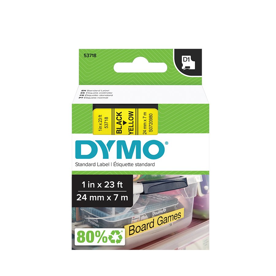 D1 Tape Cassette for Dymo® Labeller
